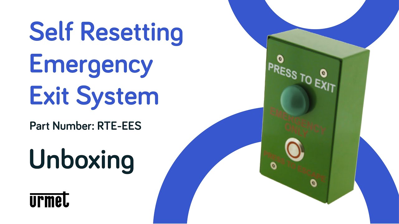Urmet Self Resetting Emergency Exit System (V2) Unboxing - YouTube