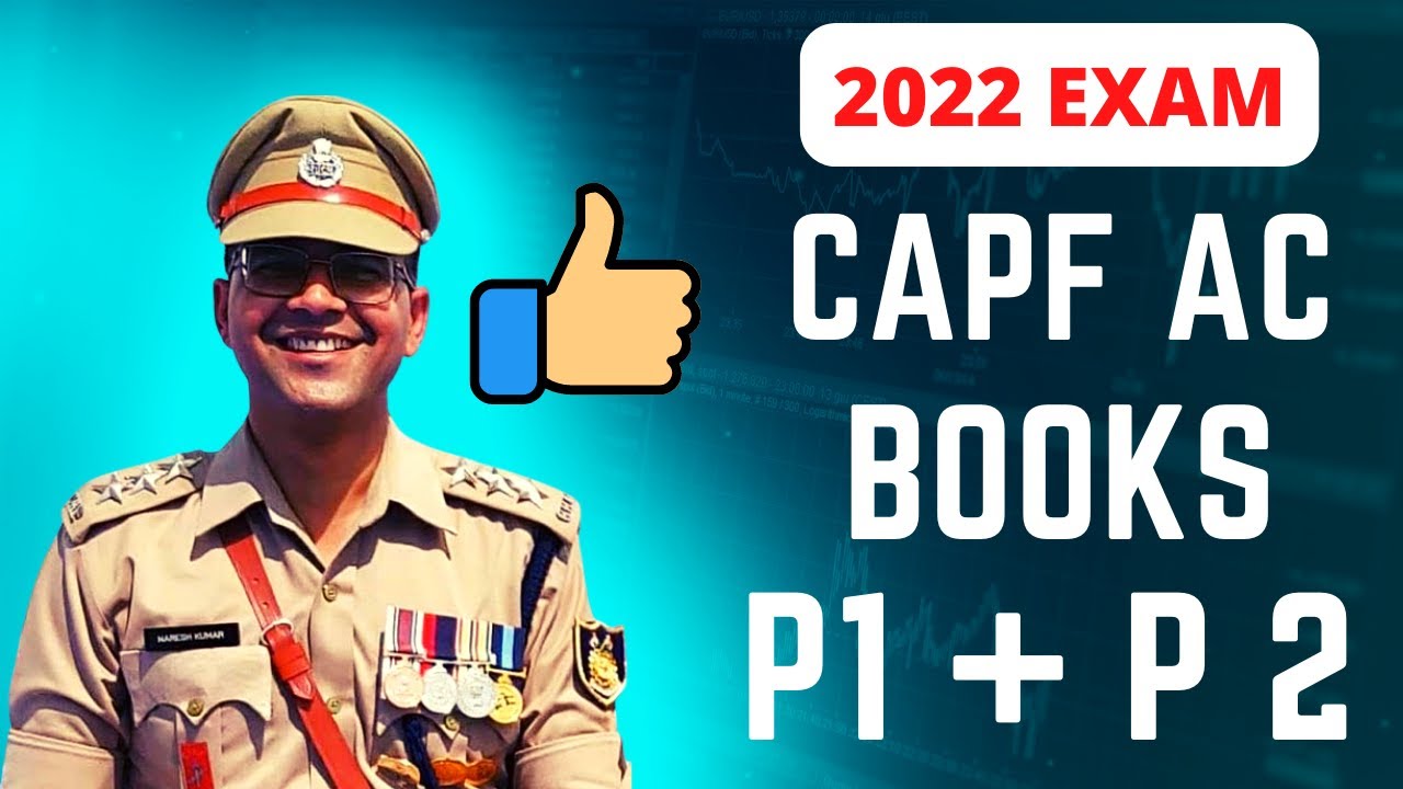 BOOKLIST for CAPF 2022 Exam | Best CAPF Preparation Books for PAPER 1 ...