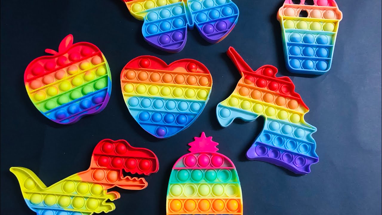 3 minute oddly satisfying video | pop it poppet | different types of ...