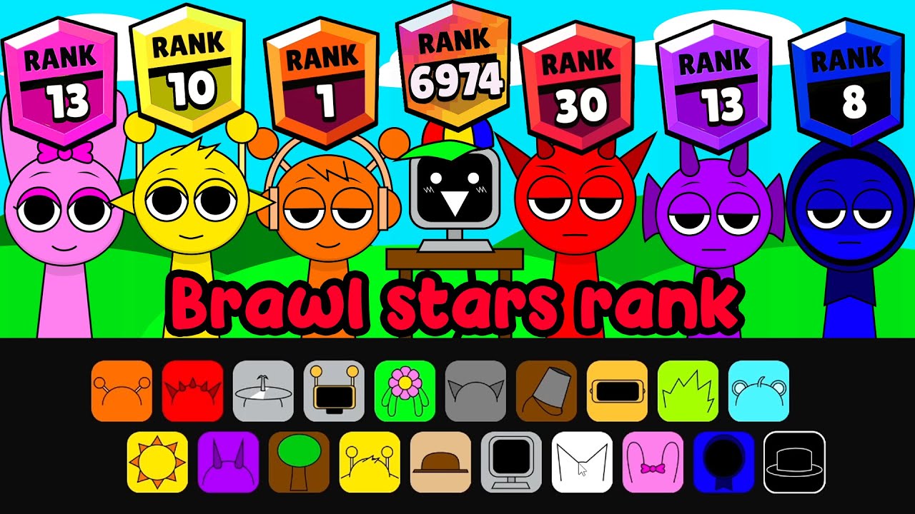 Incredibox Sprunki: brawl stars rank on Incredibox Sprunki Wow! 🔥 - YouTube