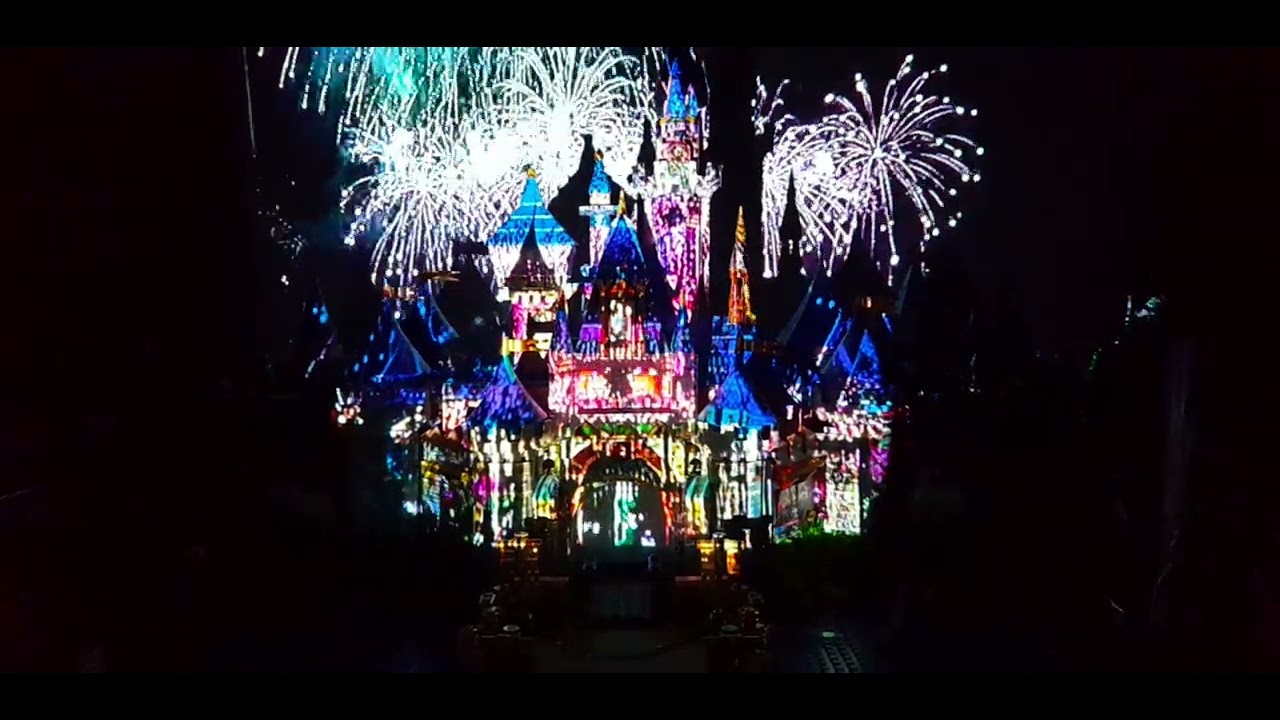 Encanto on my Disneyland California castle - YouTube