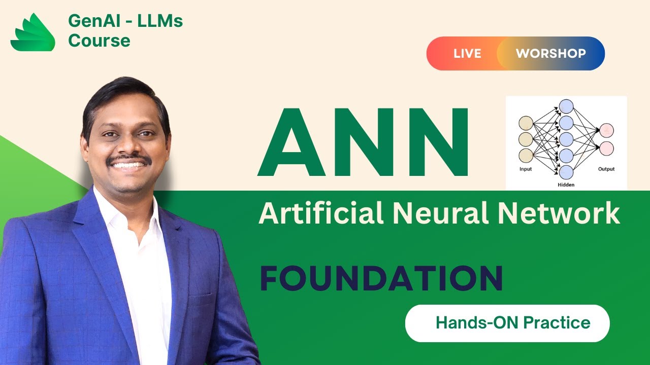 Genai And Llms Video 3 Part 1 Ann Artificial Neural Network Venkat Reddy Ai Classes 4990