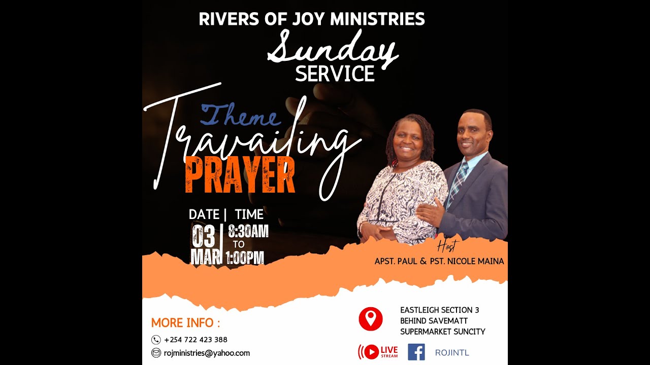 TRAVAILING PRAYER || SUNDAY SERVICE || 03 MARCH 2024 || APOSTLE PAUL ...