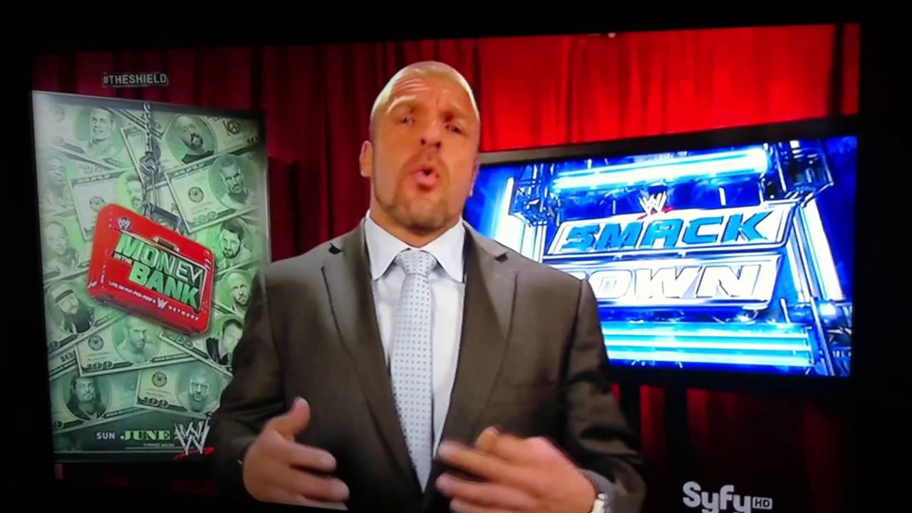 Shield and HHH Smackdown 6/13/14 - YouTube