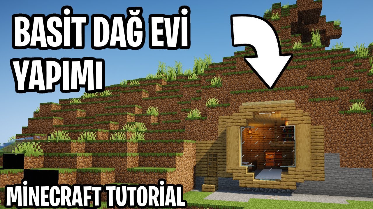 Minecraft BASİT Dağ Evi Yapımı 🏠 - Build Mountain House - Minecraft ...