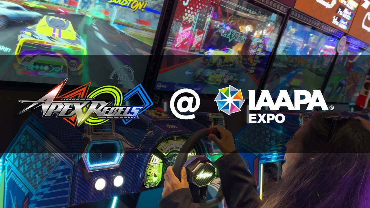 Apex Rebels @ IAAPA Expo 2023 | Sega Amusements - YouTube