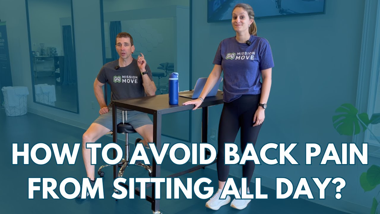 How to Avoid Back Pain from Your Desk Job? - YouTube
