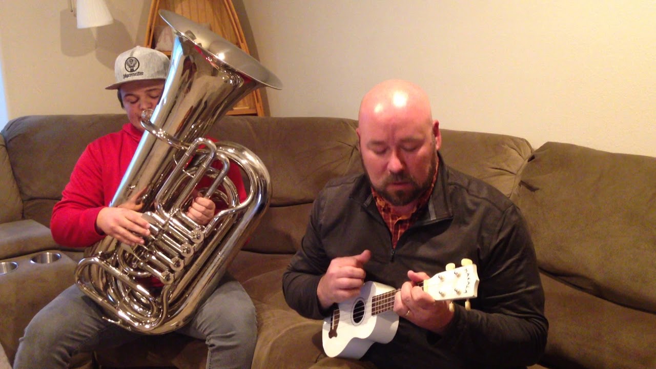 Stand By Me (Ukulele and Tuba version) - David Casey feat. Jaden Tooke ...