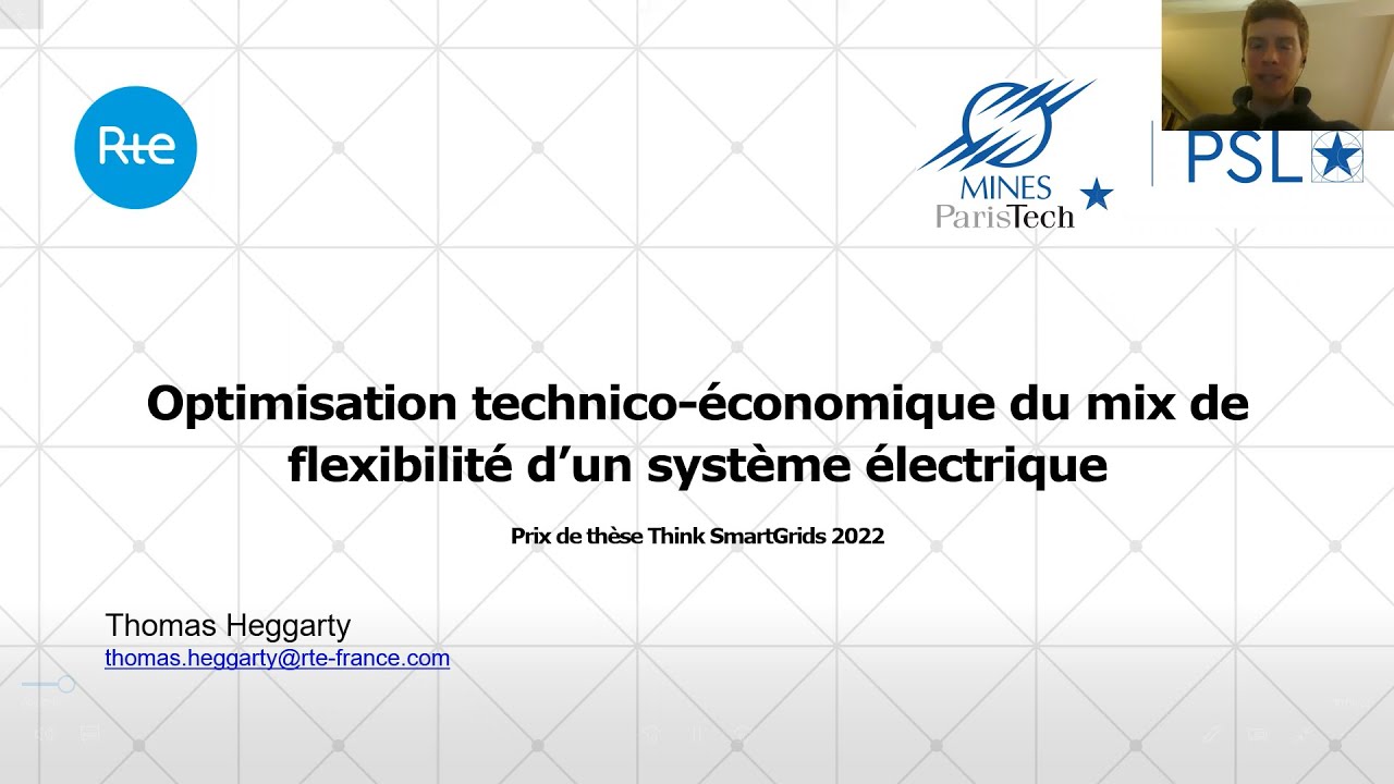 Thomas Heggarty – prix de thèse smart grids - YouTube