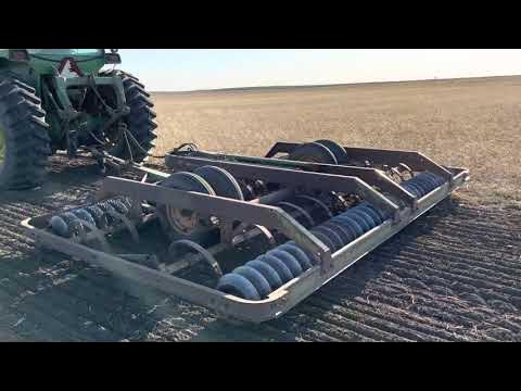 Cultipacking New Organic Oats & Alfalfa seeding! - YouTube
