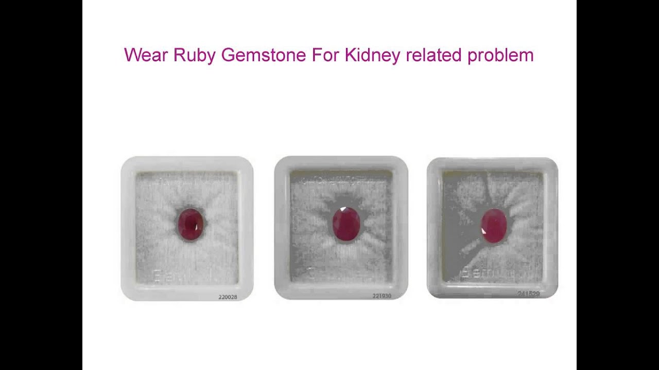 Health Benefits Of Ruby Gemstone - YouTube