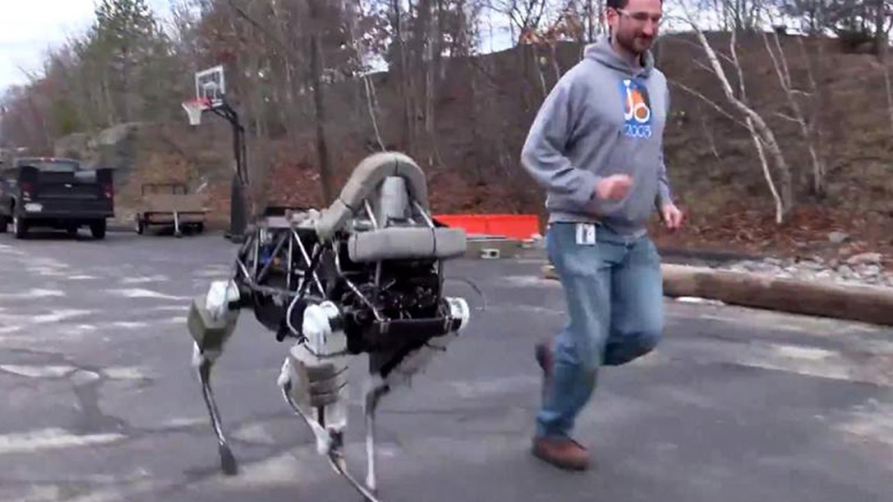 Google Unveils New Robotic Dog - YouTube
