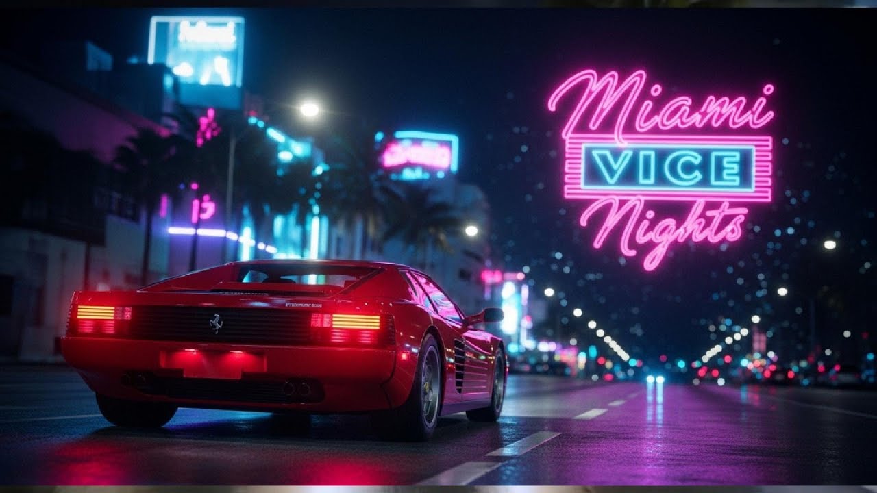 Miami Vice Nights | Dark Synthwave Eurodisco | Neon Noir Vibes - YouTube