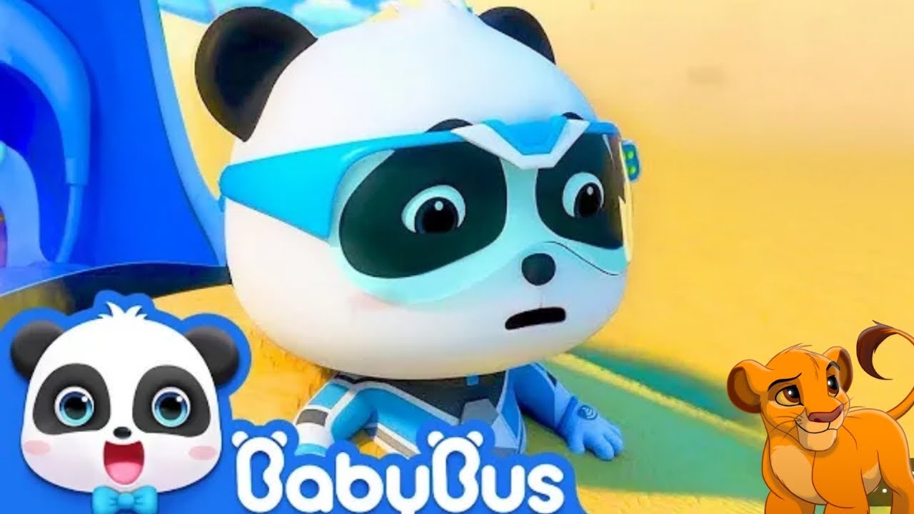 Little Panda In Desert | Baby Bus Cartoons Games | Explore the Desert ...