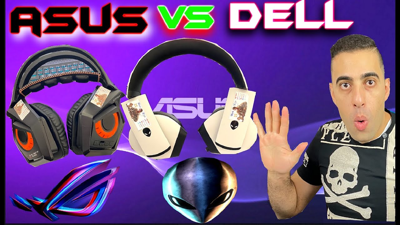 ASUS ROG STRIX Gaming Headset VS ALIENWARE M510H Gaming Headset 7.1 ...