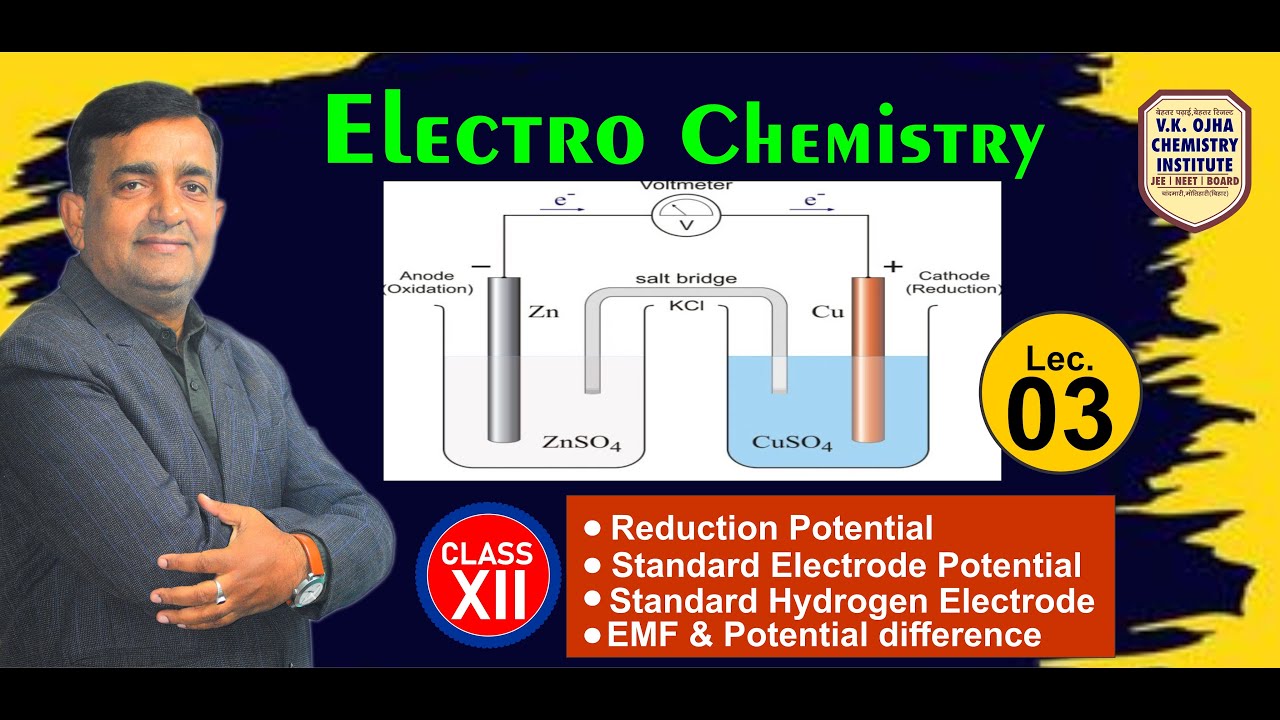 Electrochemistry || class - 12 || Reduction Potential|| Standard ...