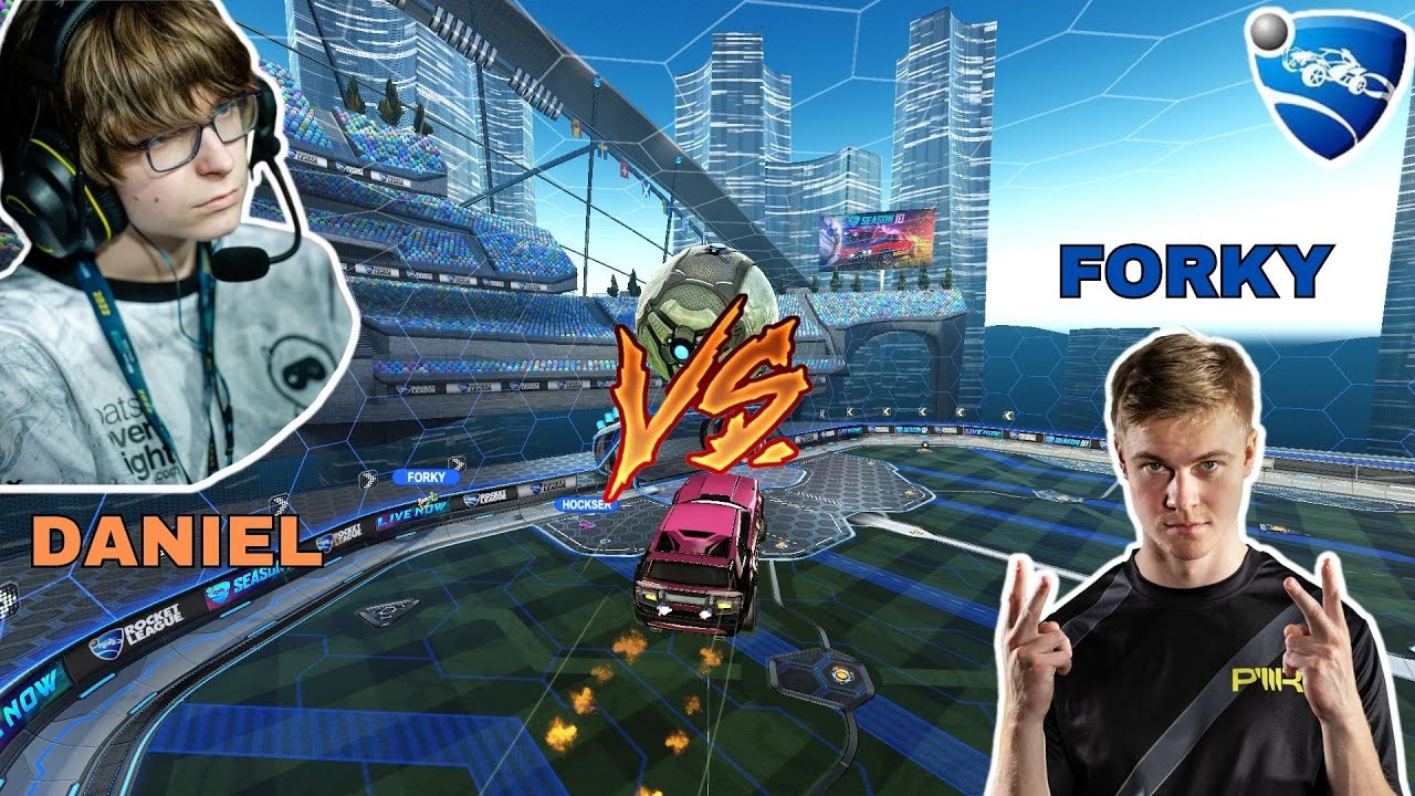 DANIEL vs FORKY Ranked 2v2 Replay | Rocket League - YouTube