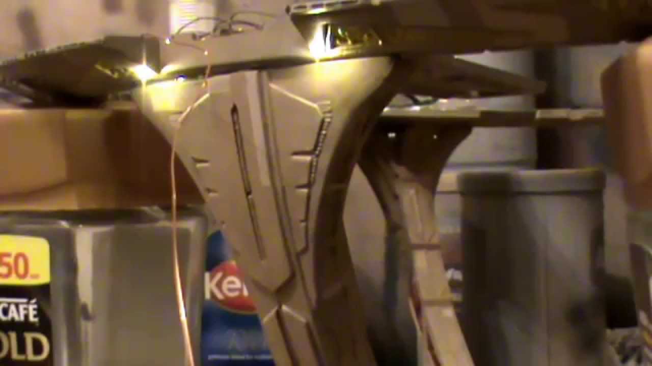 AMT 1/3300 Scale DS9 Space Station Build Up Part 11 - YouTube