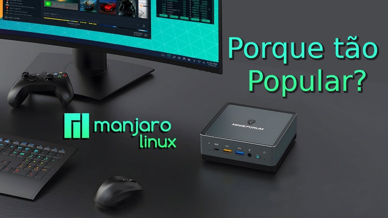 Migrando pro Linux - Saiba porque o Manjaro é TÃO Popular #manjaro #linux - YouTube