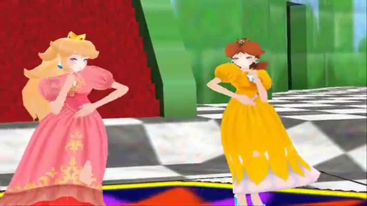 [MMD] Princess Peach & Princess Daisy: Electric Love - YouTube
