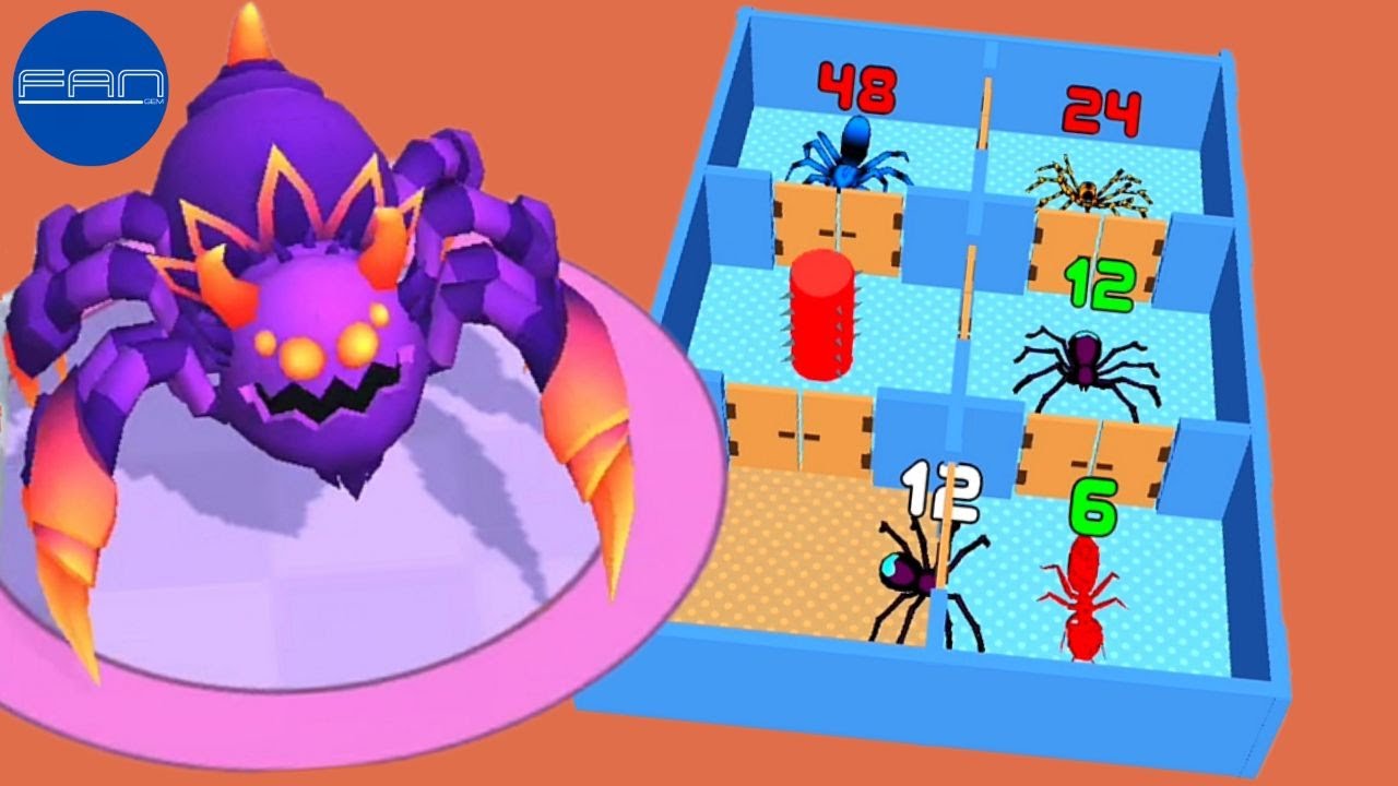 Monster Spider Attack - Puzzle Run - YouTube