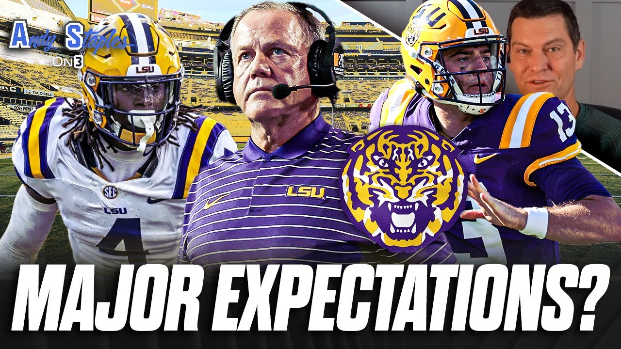 LSU Projected to WIN BIG in Year 3 with Brian Kelly | Week 1 vs USC ...