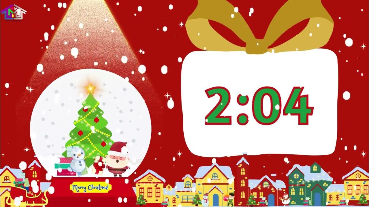 5-Minute Countdown Timer with Music| CHRISTmas Globe 🤍🎼⏰🎄 - YouTube