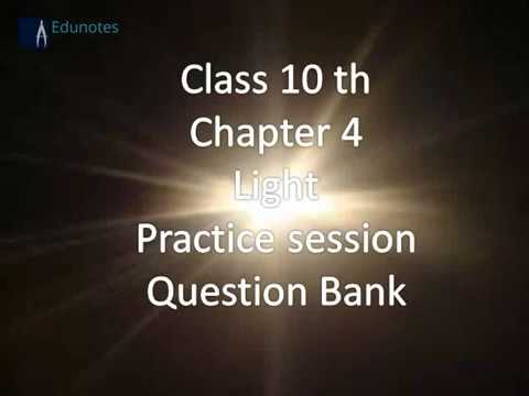 CLASS 10TH PHYSICS CHAPTER 4 LIGHT (REFLECTION OF LIGHT) QUESTION BANK ...