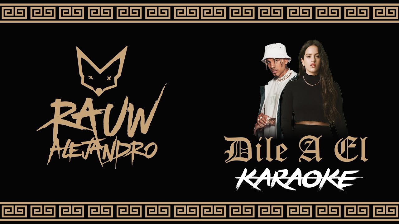 Dile a Él (Karaoke) - Rauw Alejandro - YouTube