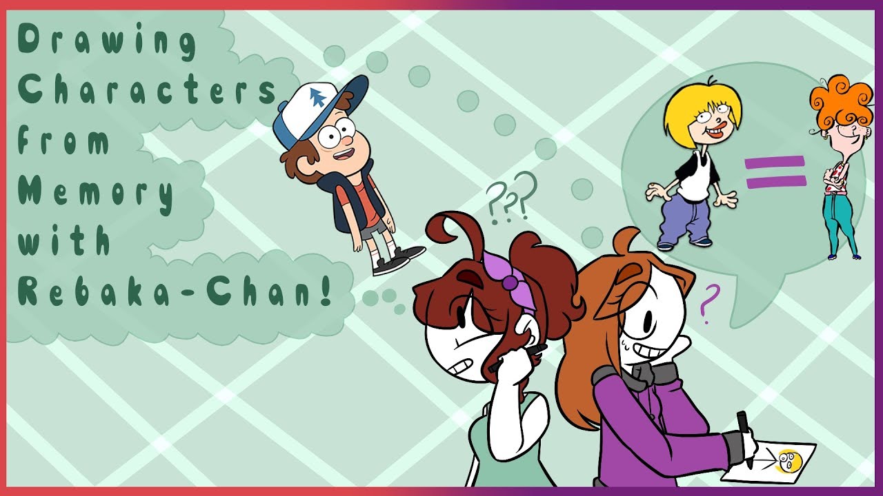 Drawing Characters From Memory (ft. Rebaka-Chan) - YouTube
