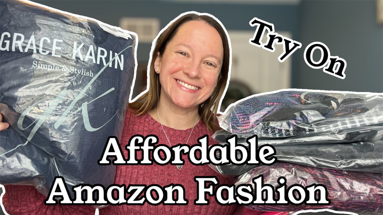HUGE HAUL Affordable Fashion Items from Amazon Grace Karin - YouTube