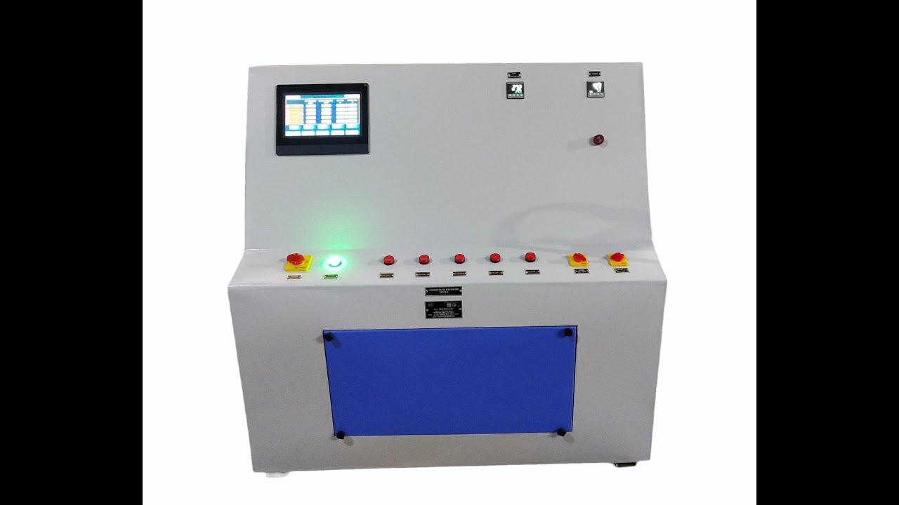 Fully Automatic hydro static Pressure tester, Hydraulic Testing machine ...