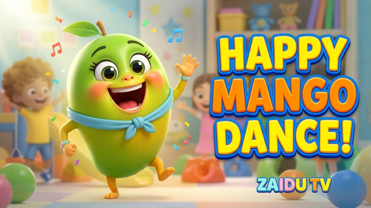 Happy Mango Dance Song 🥭💃 | Fun Kids Action Song | Clap Jump Dance ...