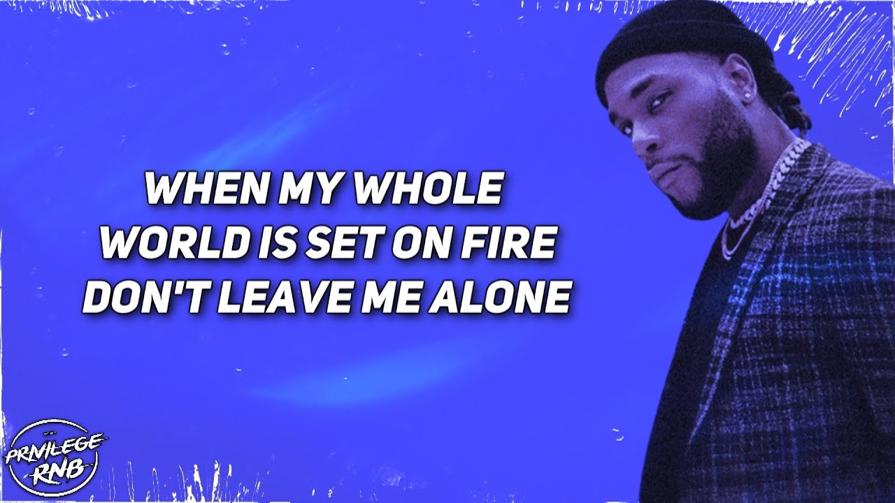 Burna Boy - Alone (Lyrics) From "Black Panther: Wakanda Forever" - YouTube