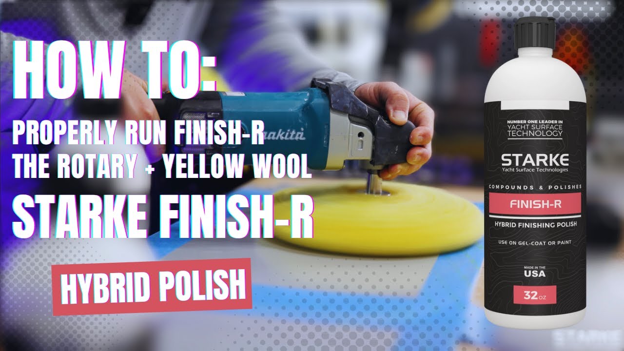HOW TO : Run Finish-R on Yellow Wool Rotary - YouTube