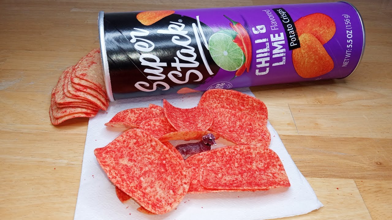 Unboxin Doxin - Super Stack Chili & Lime Potato Crisps - YouTube