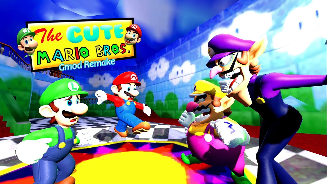 Cute Mario Bros Gmod Remake - Meet The Wario Bros - YouTube