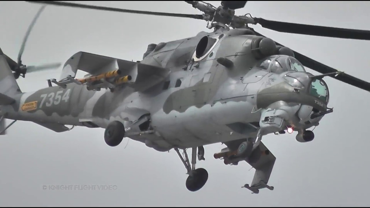 ILA BERLIN AIR SHOW 2014 - MIL MI-24 HIND ATTACK HELICOPTER - THE ...