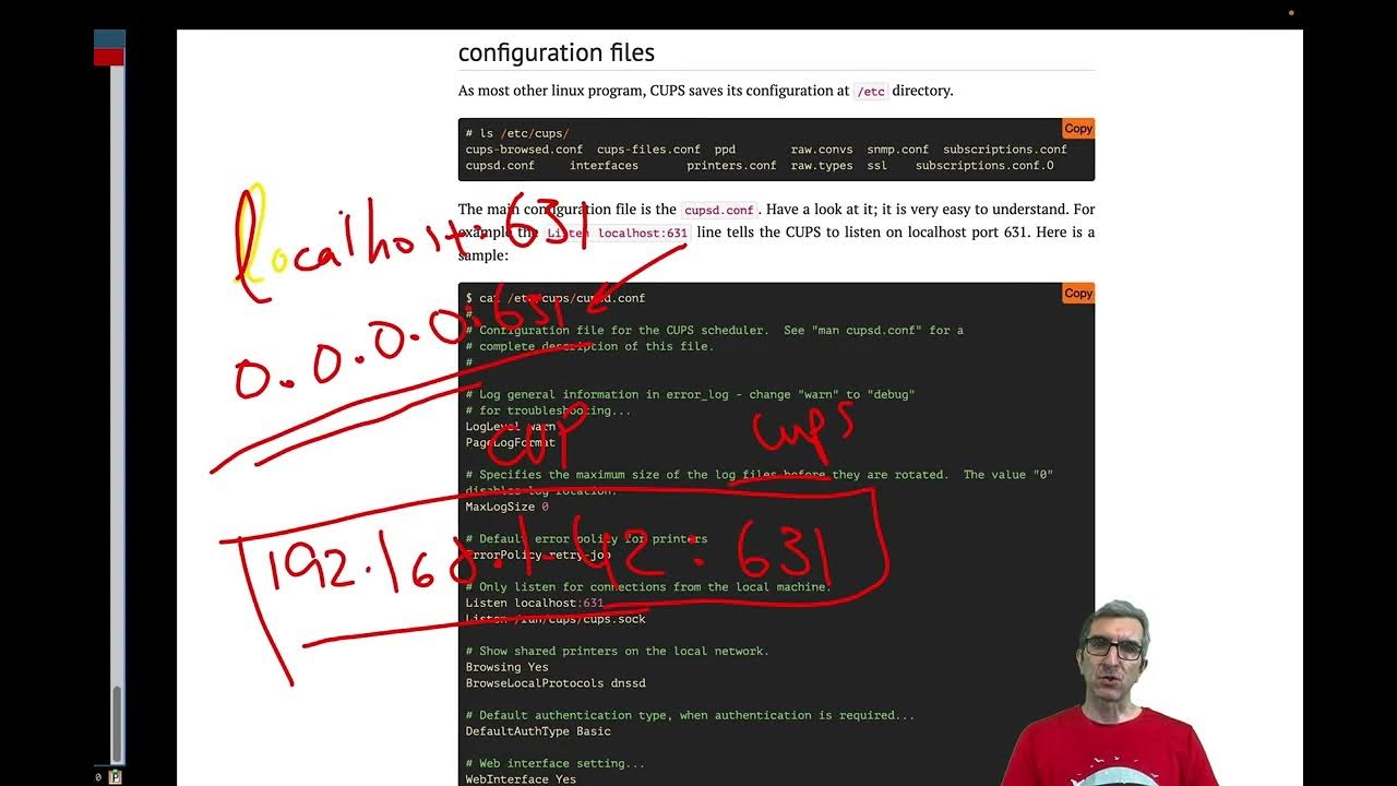 LPIC 1 - 067 - 108.4 - Managing Printers and Printing in Linux using CUPS and legacy tools - YouTube