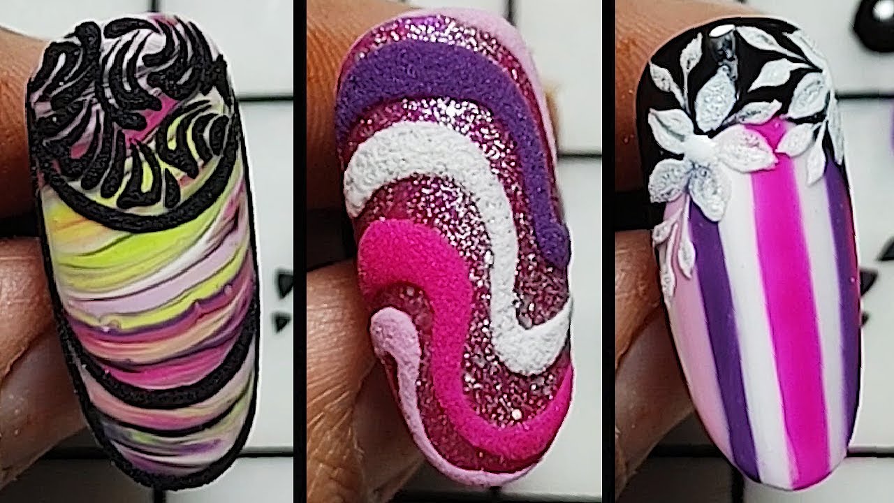 FUN & EASY Nail art designs | Step by step nail art tutorial #nailart # ...