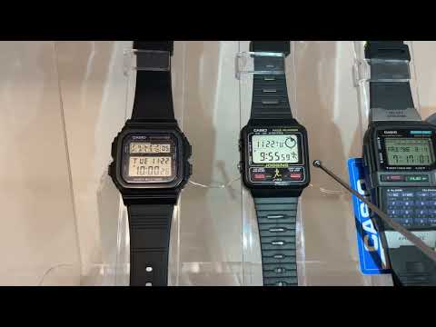 Casio touch screen, calculator, sports - YouTube