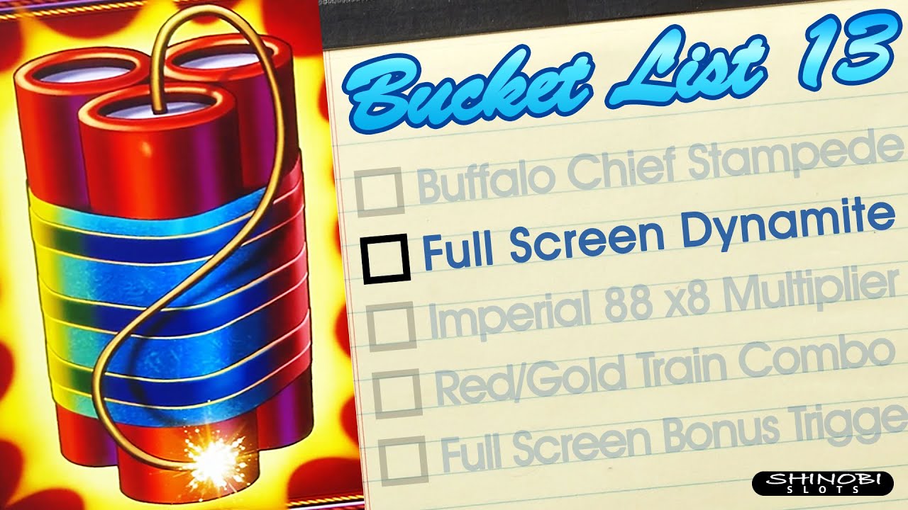 My Slot Bucket List, Ep. #13 - Chasing a Full Screen Dynamite in Eureka ...