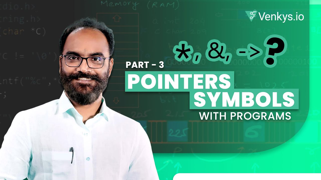 C++ Pointers | Address Operator | Episode 3 | Venkys.io - YouTube C++ Pointers | Address Operator | Episode 3 | Venkys.io - YouTube