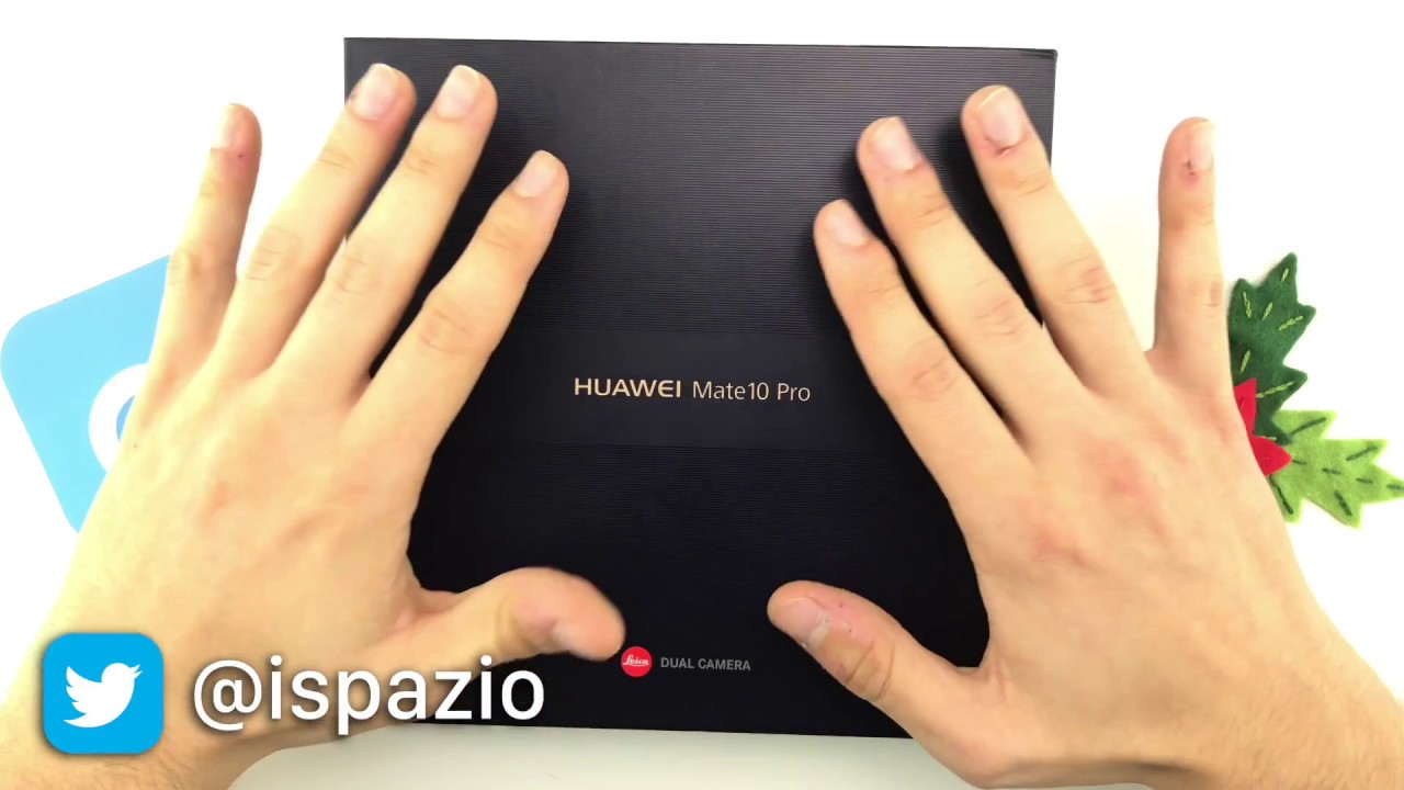 Huawei Mate10 Pro UNBOXING | iSpazio.net - YouTube
