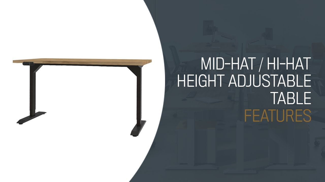 HAT Collective - The BEST Height Adjustable Table - YouTube