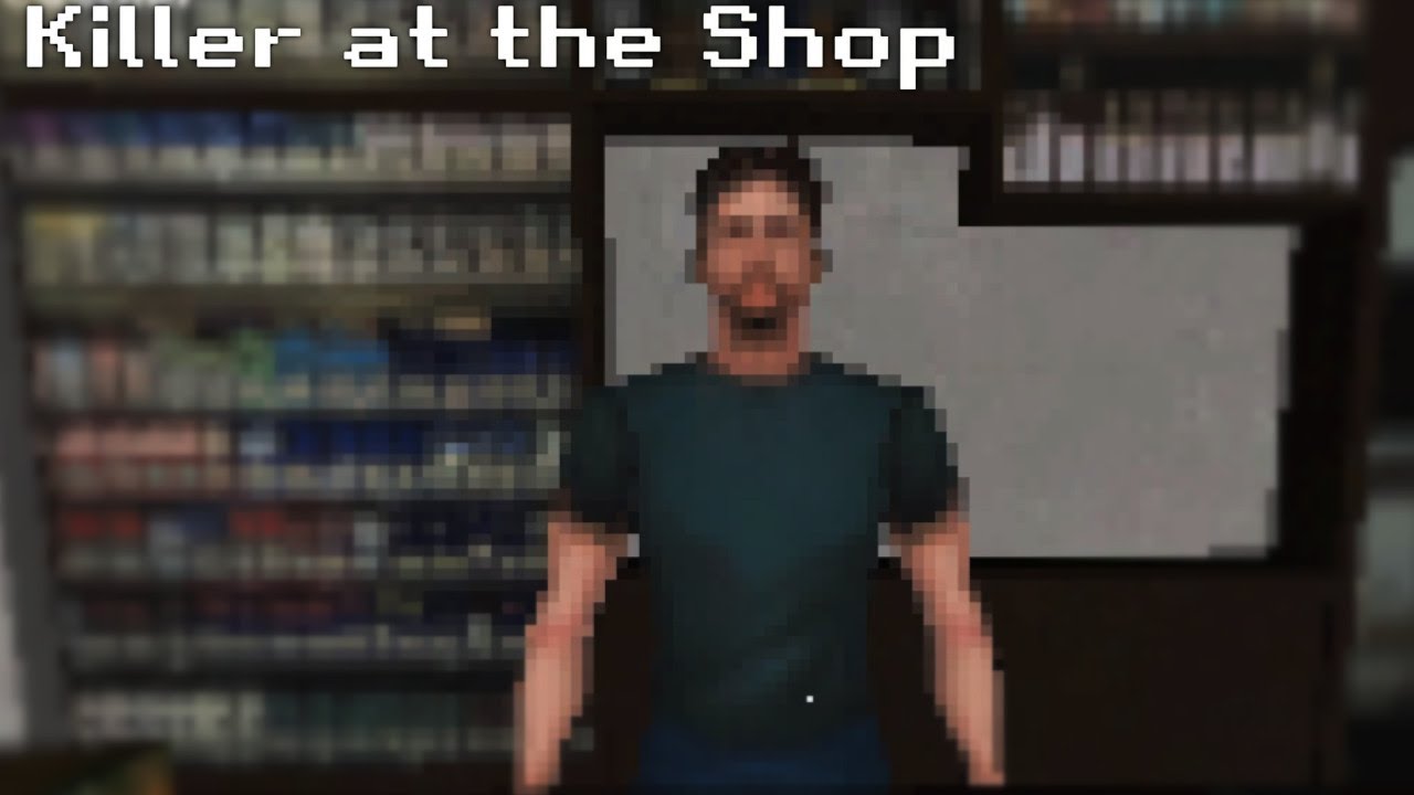 Killer at the Shop(short horror) | Full Game | All Endings | No ...
