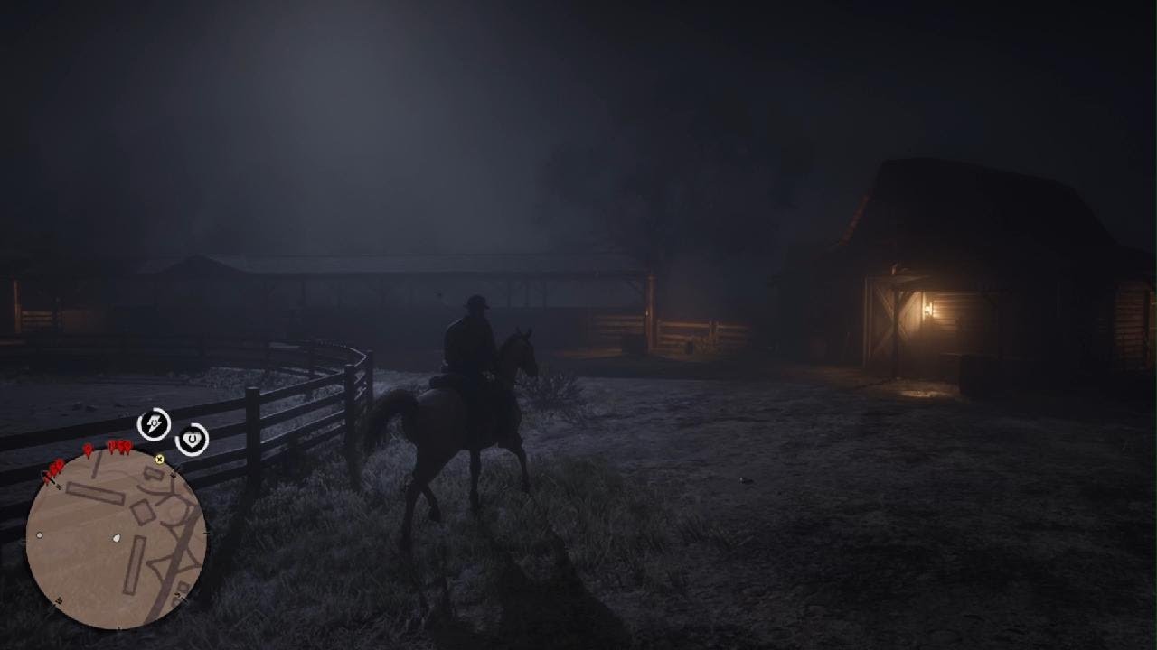 Red Dead Redemption 2 - Arthur and John visit McFarland's Ranch, New ...
