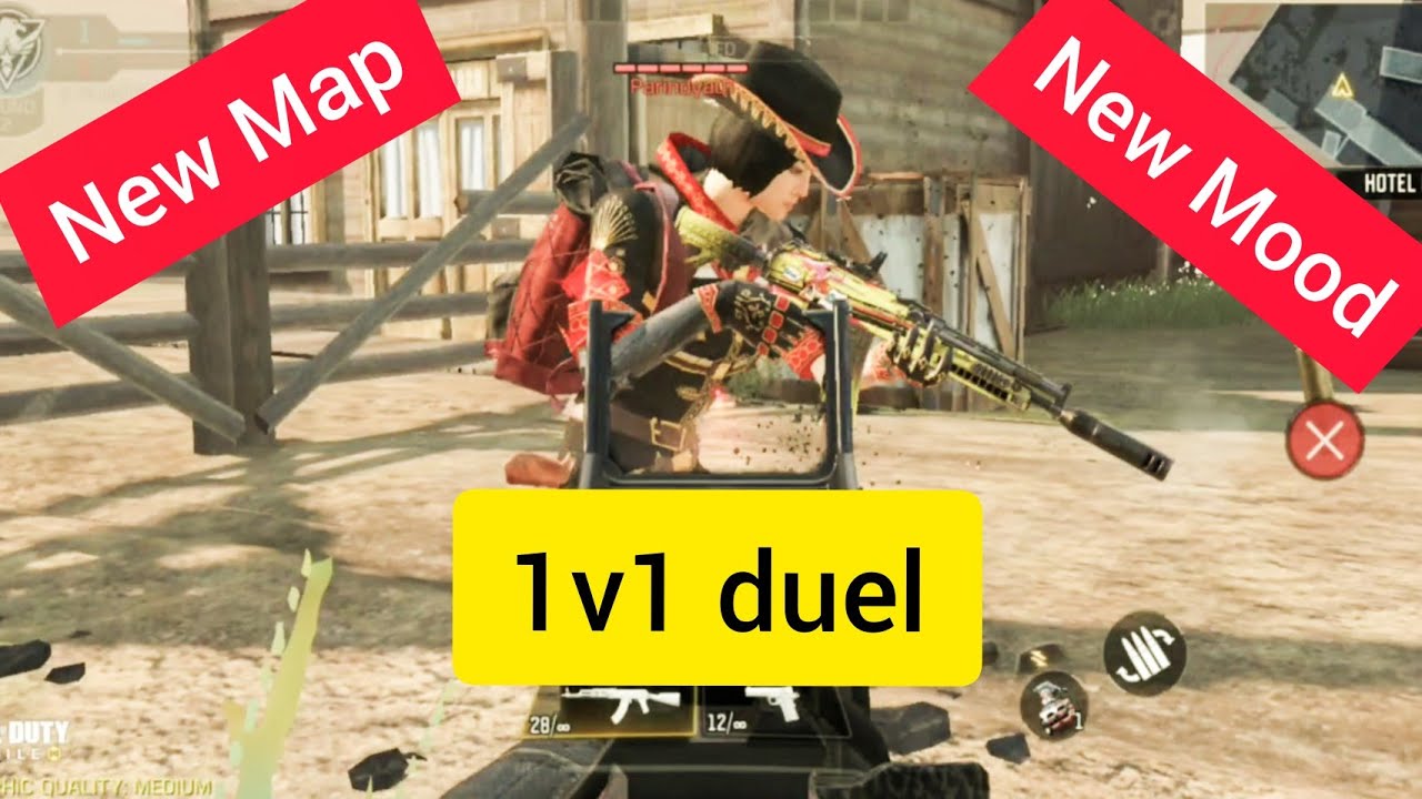 Saloon || 1v1 Duel || Call of Duty Mobile - YouTube