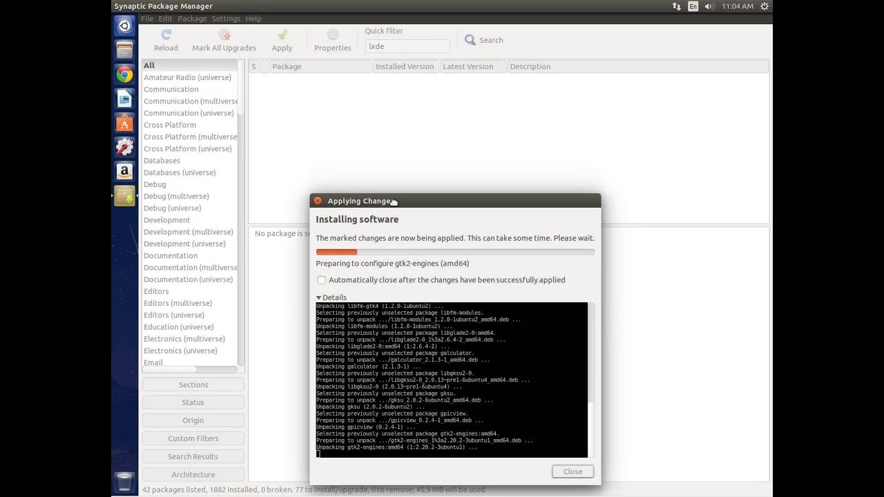 Install Lxde In Ubuntu 1404 Youtube