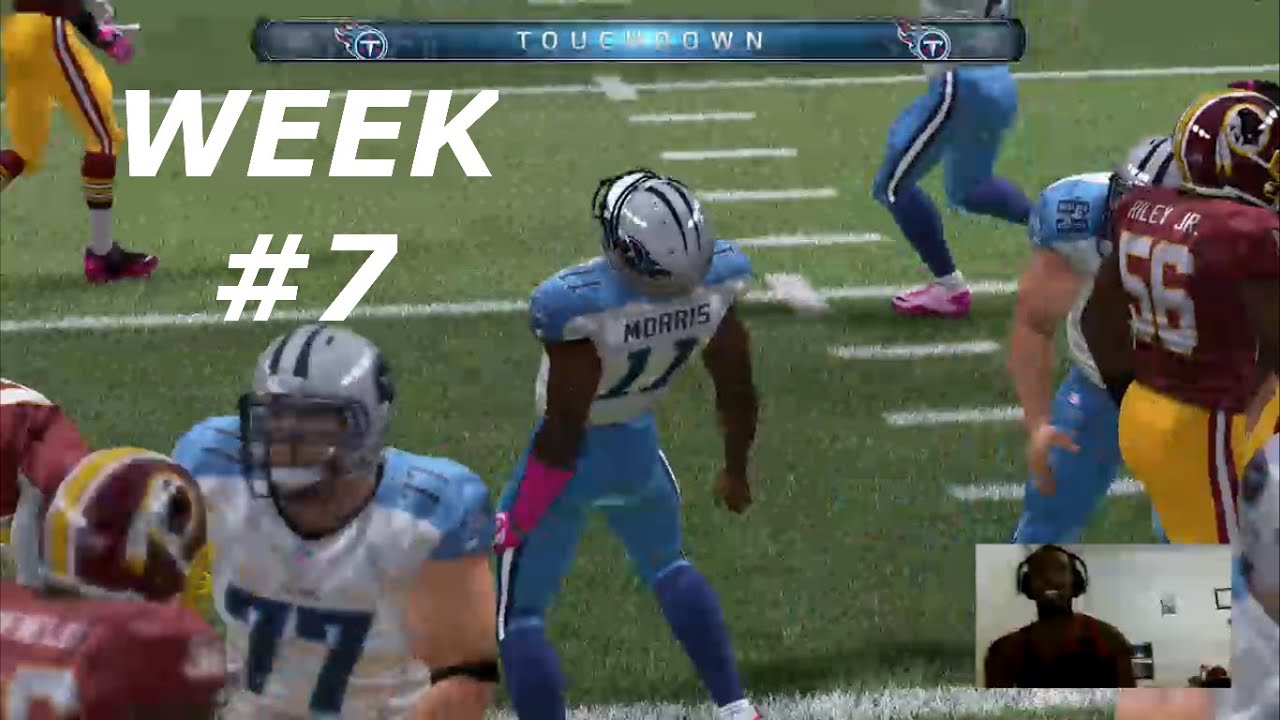 Madden 15 Connected Franchise QB: Week 7 Tennessee Titans vs Washington ...